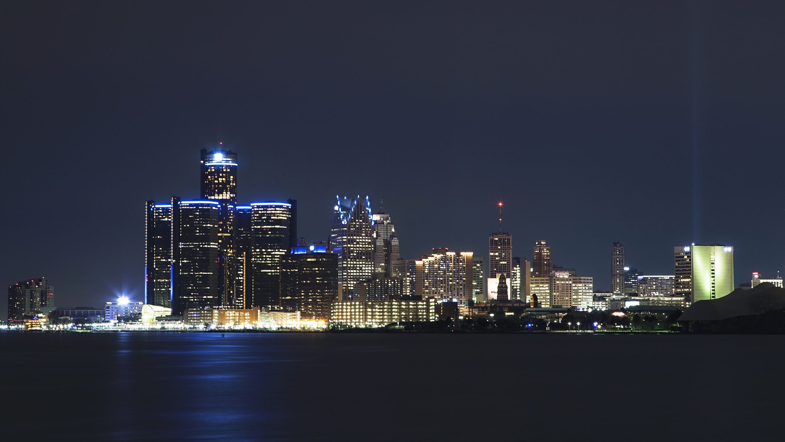 Coolest Detroit Skyline Shot